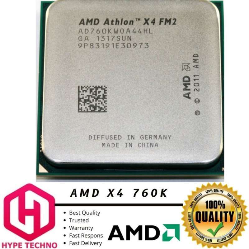 Promo AMD Athlon X4 760K, 3.8GHz up to 4.1Ghz (FM2) 4Cores 4Threads ...
