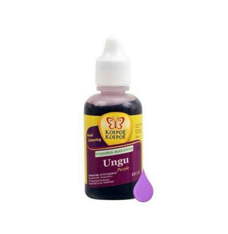 Jual koepoe koepoe pewarna makanan ungu 30ml di Seller SAJIRA FARM ...
