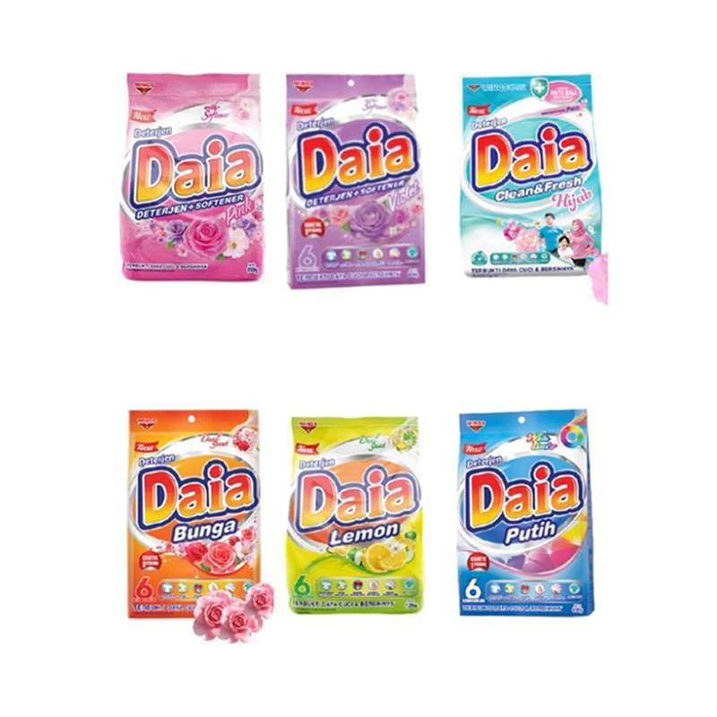 Promo DETERJEN + PELEMBUT SOFTENER BUBUK DAIA 850 GR / Deterjen Anti ...