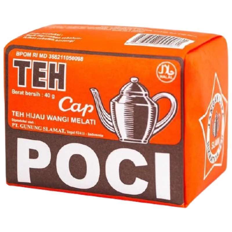 Jual Teh Cap Poci Gold Kuning Biru Coklat Hijau 40gr Toserba Billpong ...
