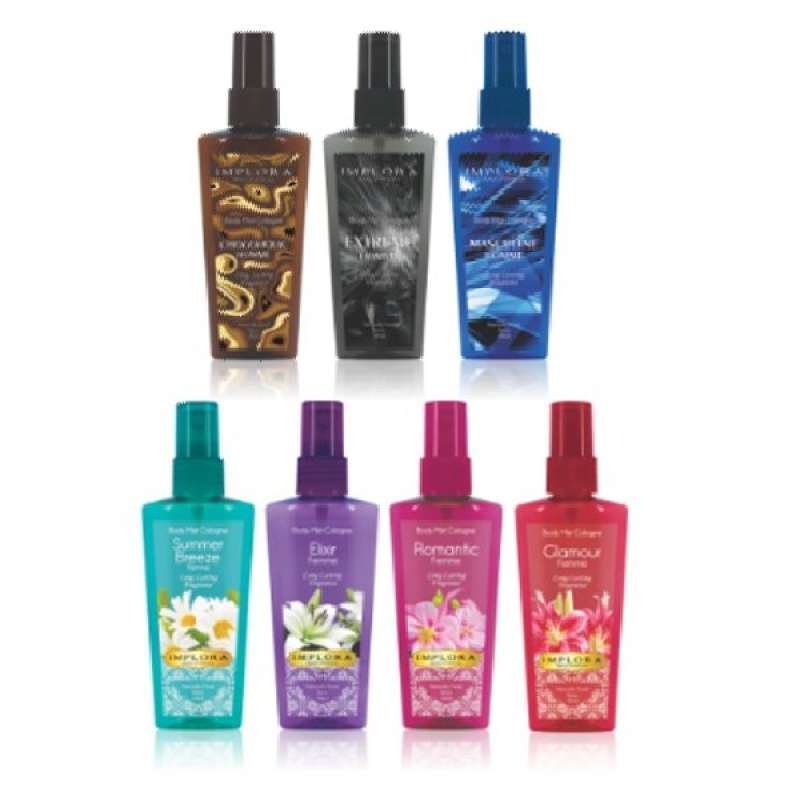 Promo Implora Body Mist Cologne | penyegar tubuh wangi | pewangi tubuh ...