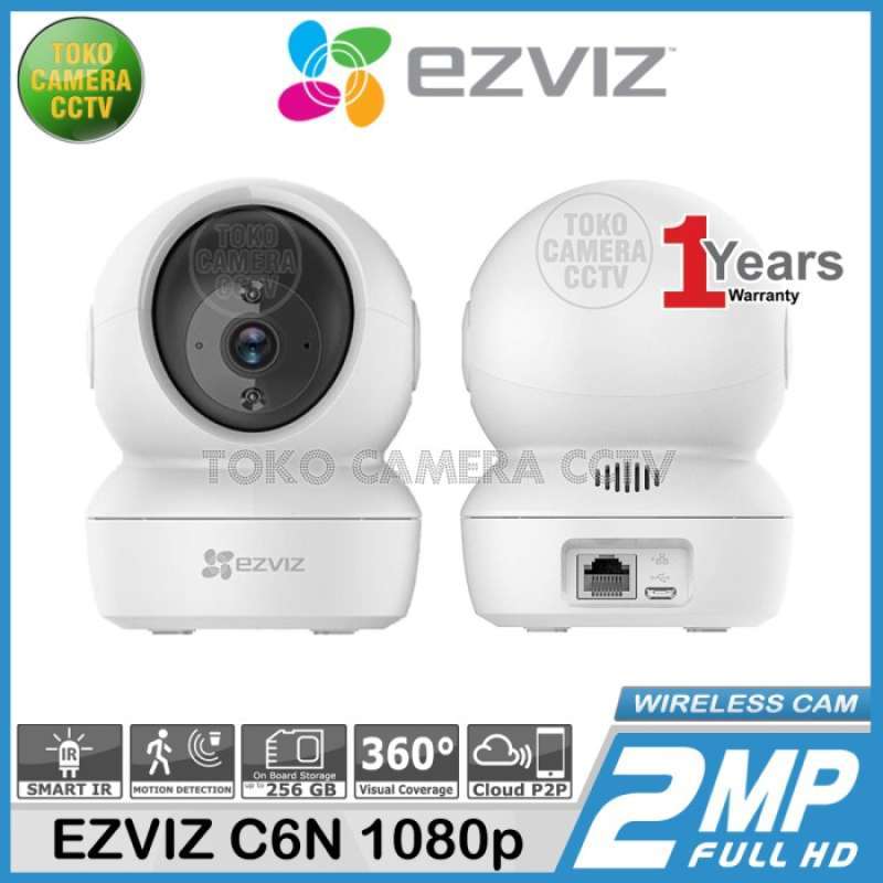 Jual CCTV WIFI KAMERA IP CAMERA EZVIZ C6N 1080p 2MP 128GB di Seller ...