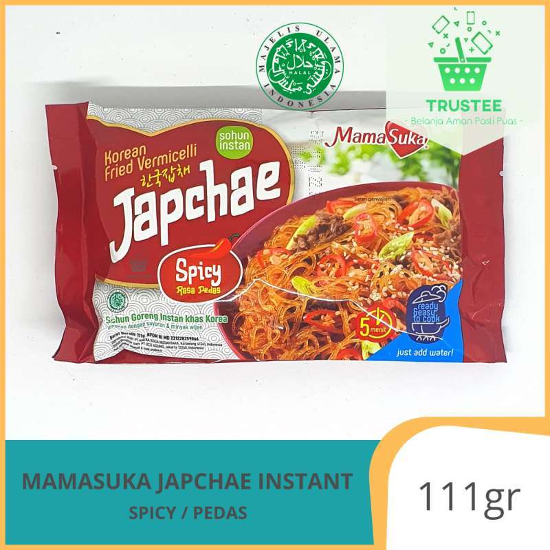 Jual Mamasuka JAPCHAE INSTANT SPICY Korean Fried Vermicelli Sohun ...