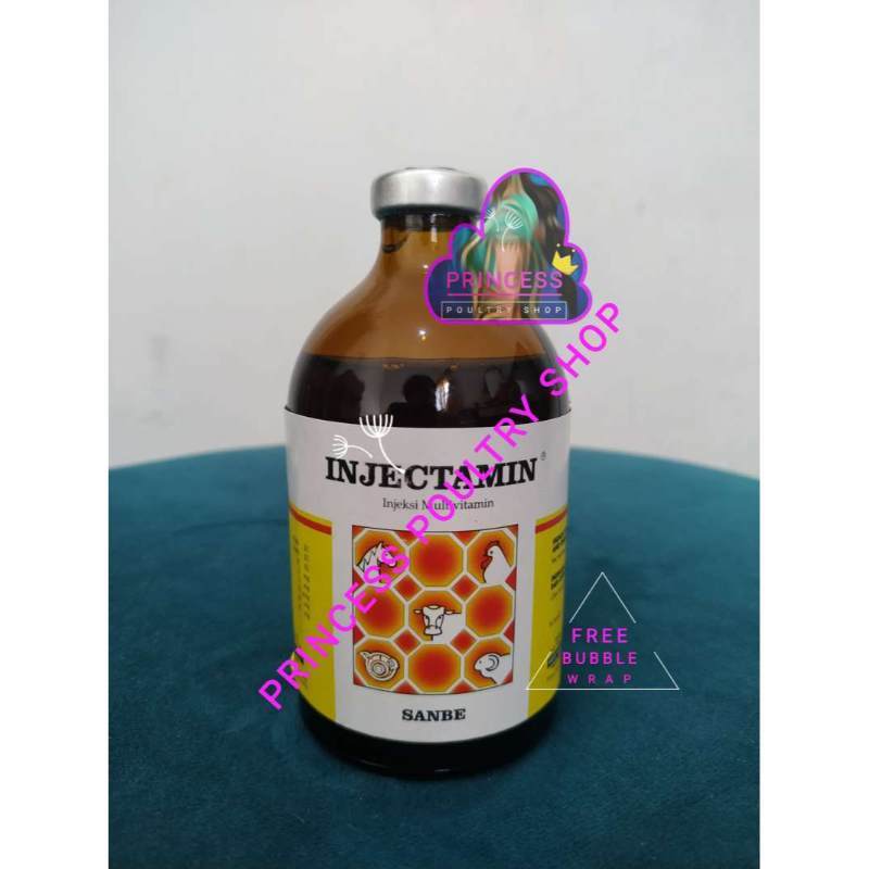 Jual Injectamin 100 Ml - Multivitamin Injeksi A, D, E Dan B-kompleks Di ...