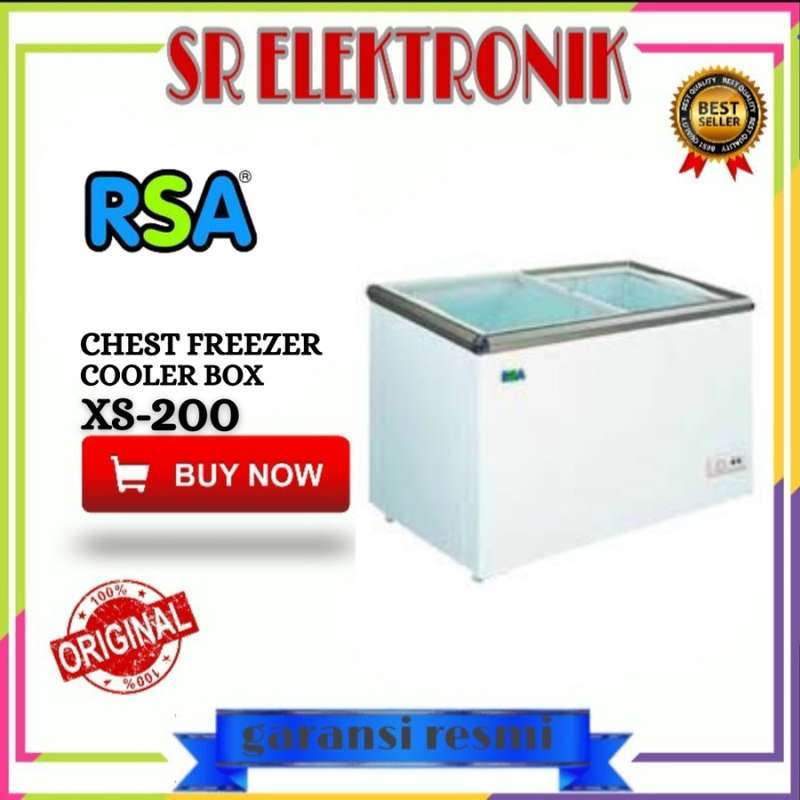 Jual RSA XS 200 CHEST FREEZER BOX SLIDING 200 L LEMARI PEMBEKU BY GEA ...