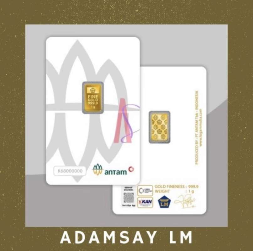 Promo Logam Mulia Antam 1 gram Original Terbaru Adamsay Diskon 10% di ...