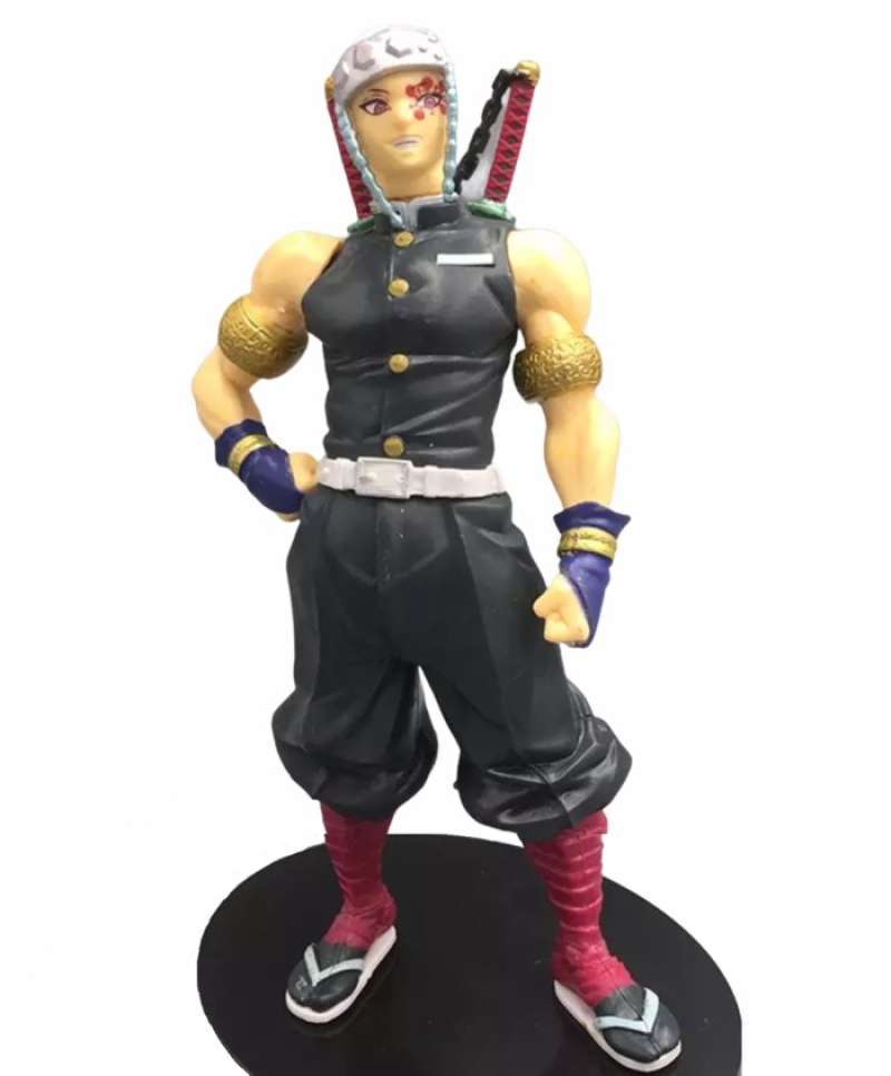 Jual Action Figure Demon Slayer Tengen Uzui Topper Cake Mainan Pajangan ...