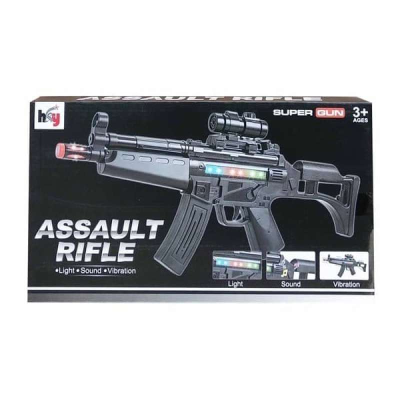 Jual MAINAN ANAK PISTOL MESIN ASSAULT RIFLE SENAPAN SEMI OTOMATIS GUN ...