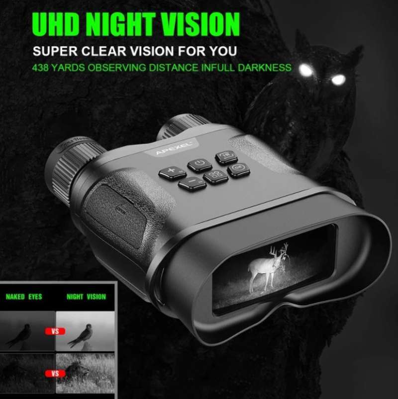 Promo Apaxel Teropong Night Vision Binocular Video Recorder 1080P ...