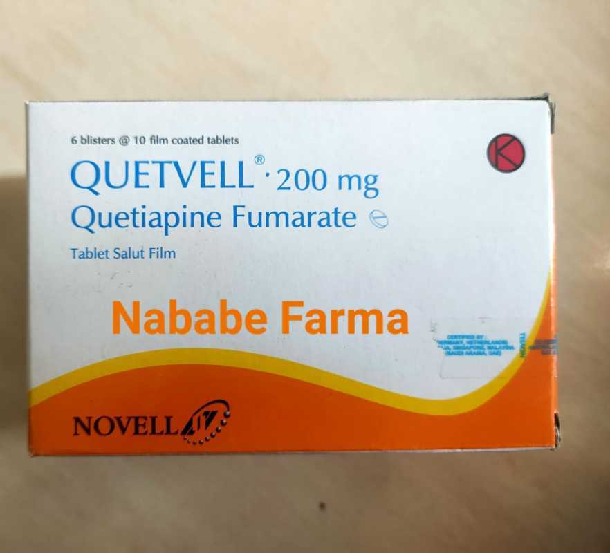 Jual QUETVELL 200MG PER BOX ISI 60 TABLET di Seller Apotek Najeeb Farma ...