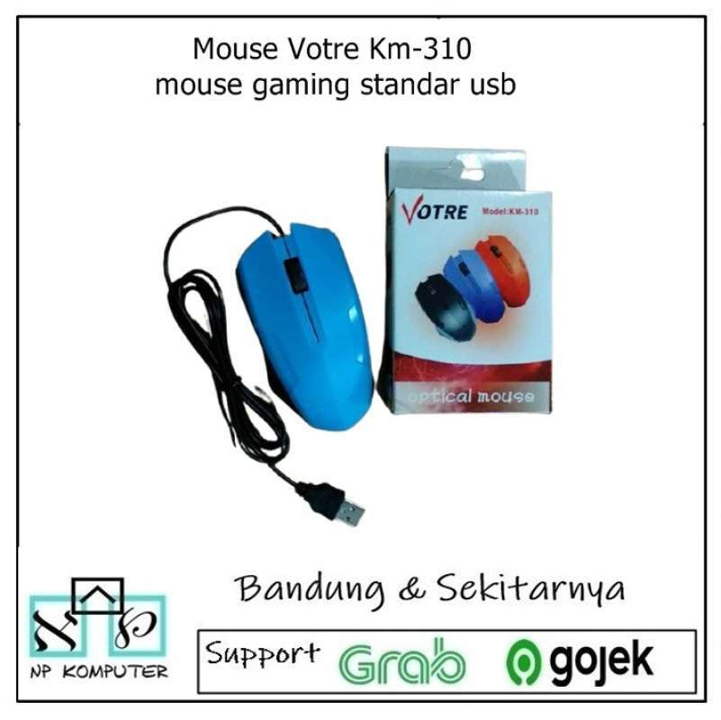 Jual Mouse Votre Km-310 mouse gaming standar usb di Seller NP KOMPUTER ...