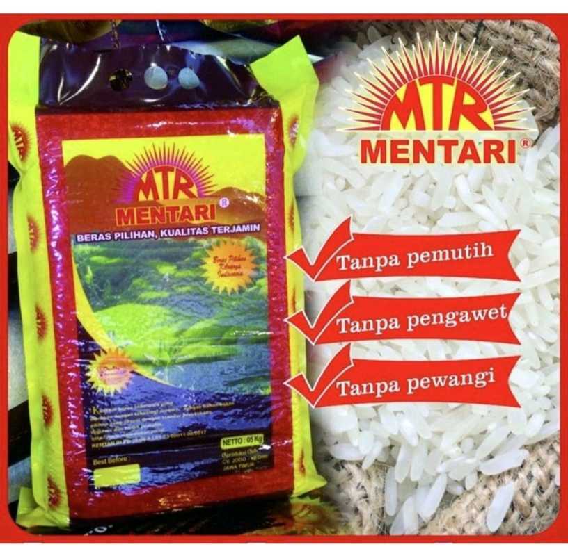 Jual Beras Mentari Merah 5kg Di Seller Ayudhiashop86 - Sawunggaling ...