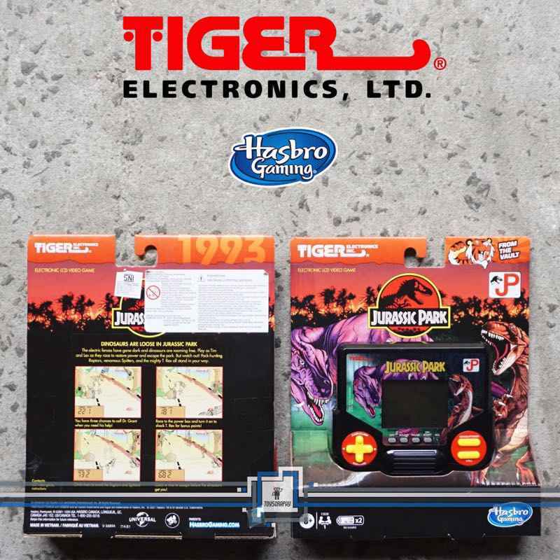 Promo Hasbro Video Game JURASSIC PARK Tiger Electronics Game Watch ...