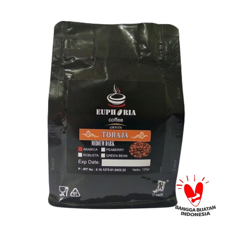 Jual Euphoria Coffee : Grade 1 Arabica Toraja Kopi [100g] di Seller ...