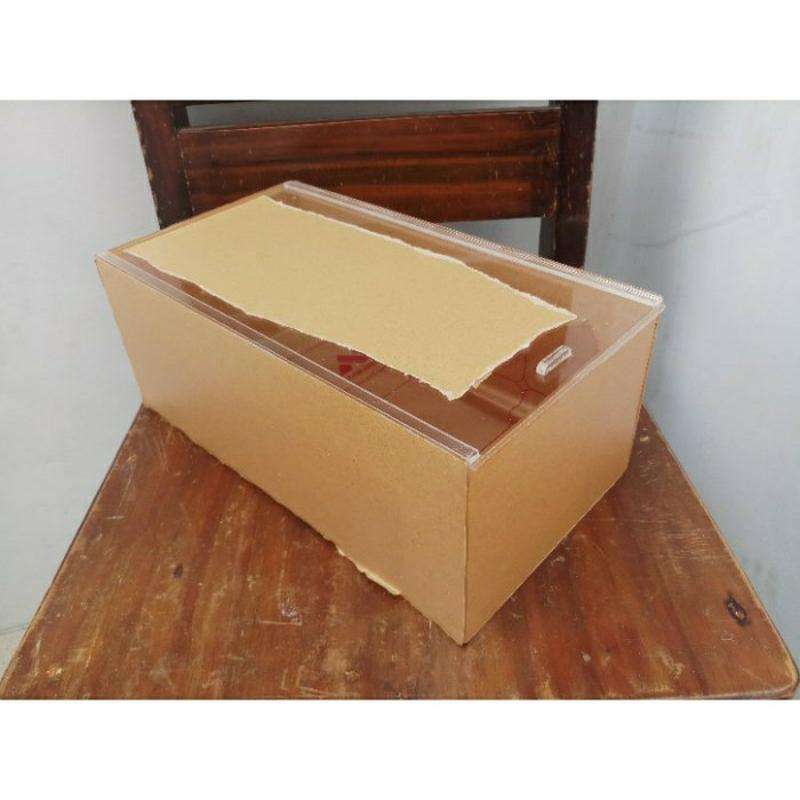 Jual box acrylic/kotak akrilik Tutup Sliding - 18x10x8 di Seller ...
