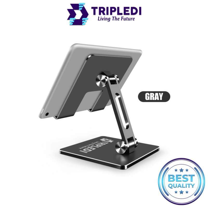 Promo TRIPLEDI Holder Stand Aluminium Desktop POS Meja Kasir Hp Tablet ...