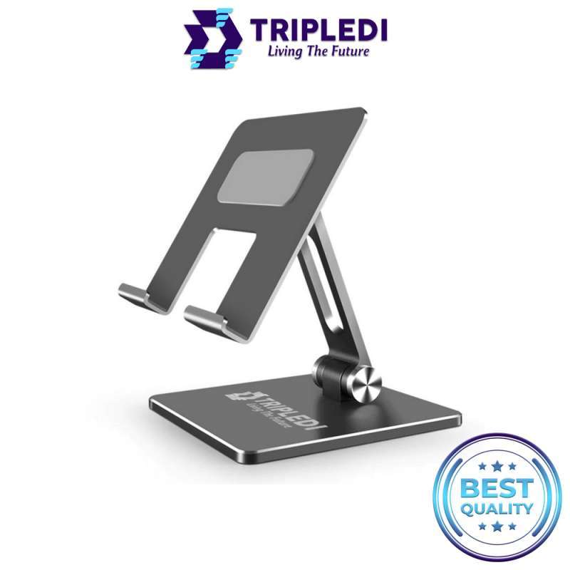 Promo TRIPLEDI Holder Stand Aluminium Desktop POS Meja Kasir Hp Tablet ...