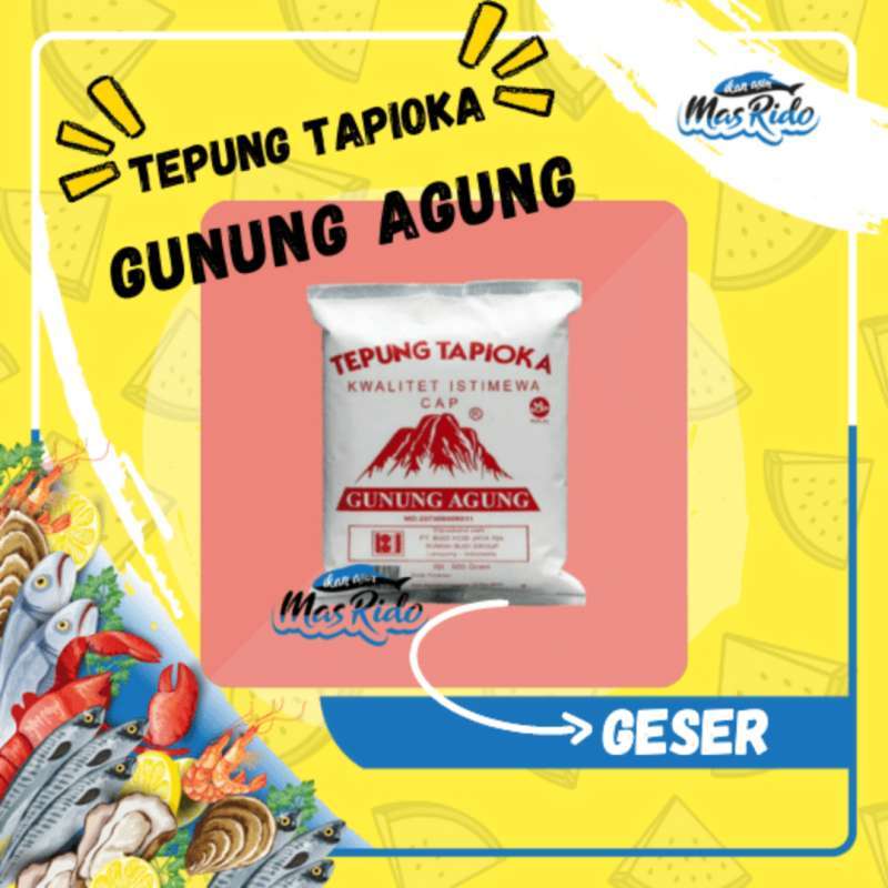 Jual Ikan Asin Mas Rido Tepung Tapioka Aci Tepung Sagu Tepung Cap ...