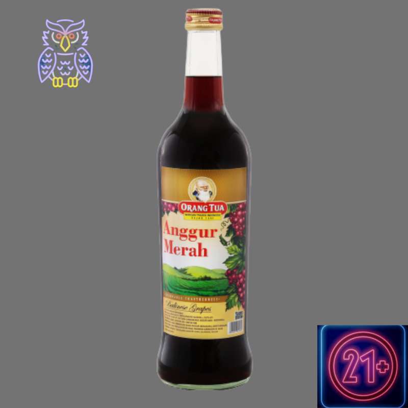 Jual Anggur Merah Gold Cap Orang Tua 620ml di Seller Kawanua Store ...