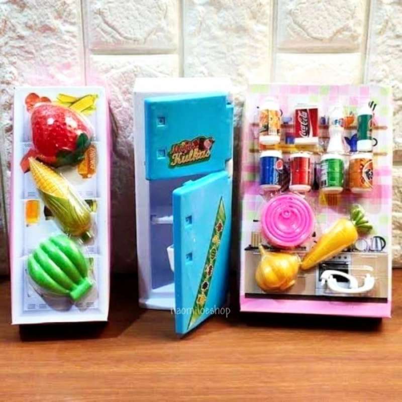 Jual Magic Kulkas Mainan Anak Ada Sayur Dan Minuman Kaleng Di Seller ...