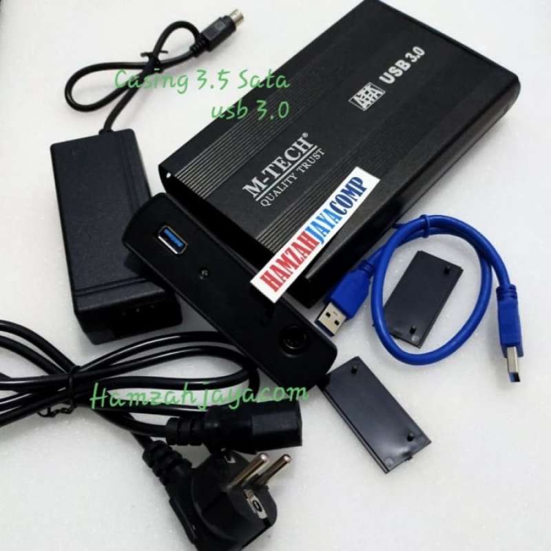 Jual Casing hdd 3.5 inch SATA USB 3.0 HDD Enclosure M-TECH di Seller ...