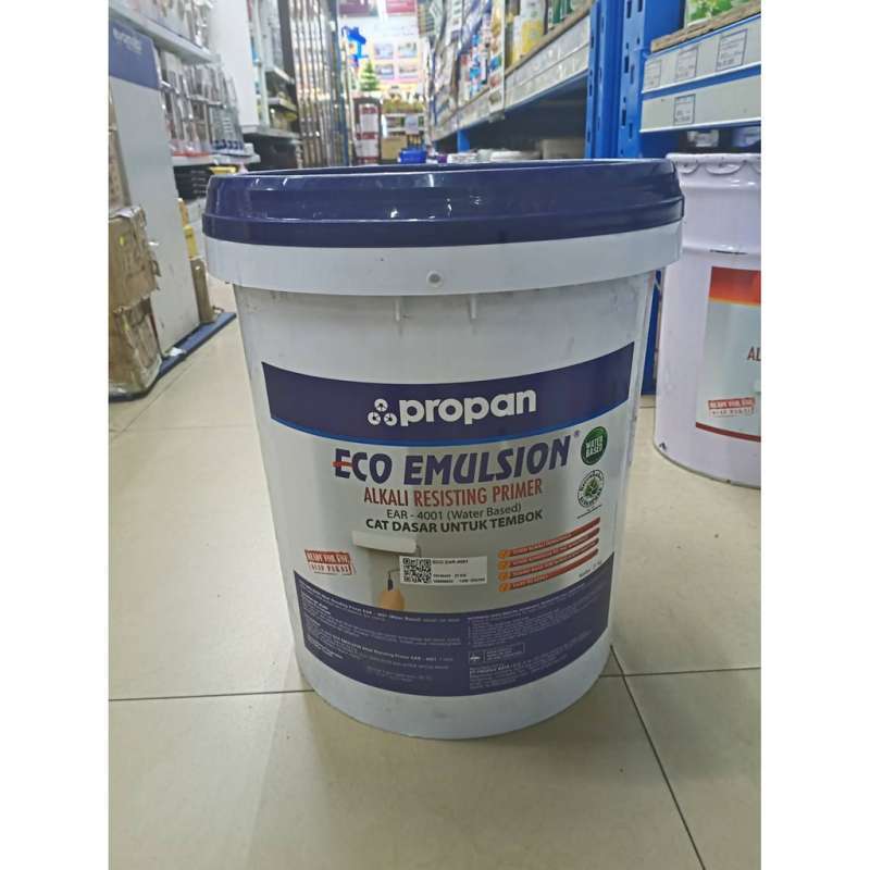 Jual Propan - Cat Dasar Tembok Alkali Resisting Primer Eco Emulsion Ear – 4001 21 Kg Di Seller ...