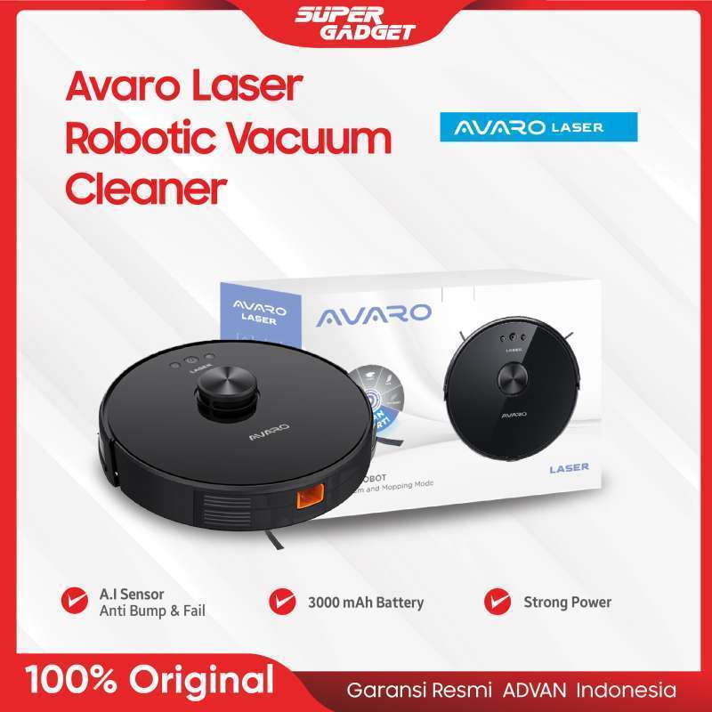 Promo Vacuum Cleaner Avaro Robotic Laser Cordless Penyedot Debu ...