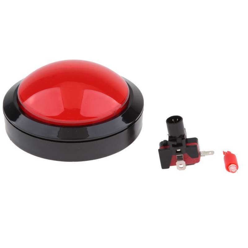 Jual Dome Shaped Jumbo Led Illuminated Self-resetting Push Button Switch Diy Di Seller Homyl ...