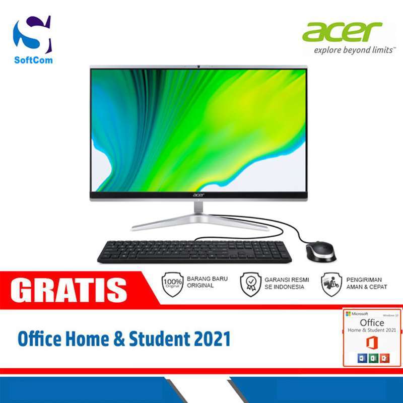 Jual Pc Acer Aspire Aio C24-1650 Desktop Pc [core I3-1115g4/4gb/1tb Hdd ...