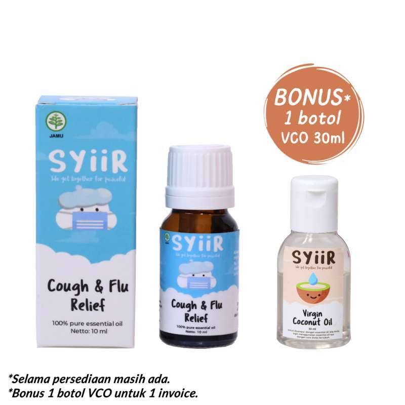 Jual Cough and Flu Relief Syiir Essential Oil, Essential Oil untuk Batuk Pilek Anak & Bayi di ...