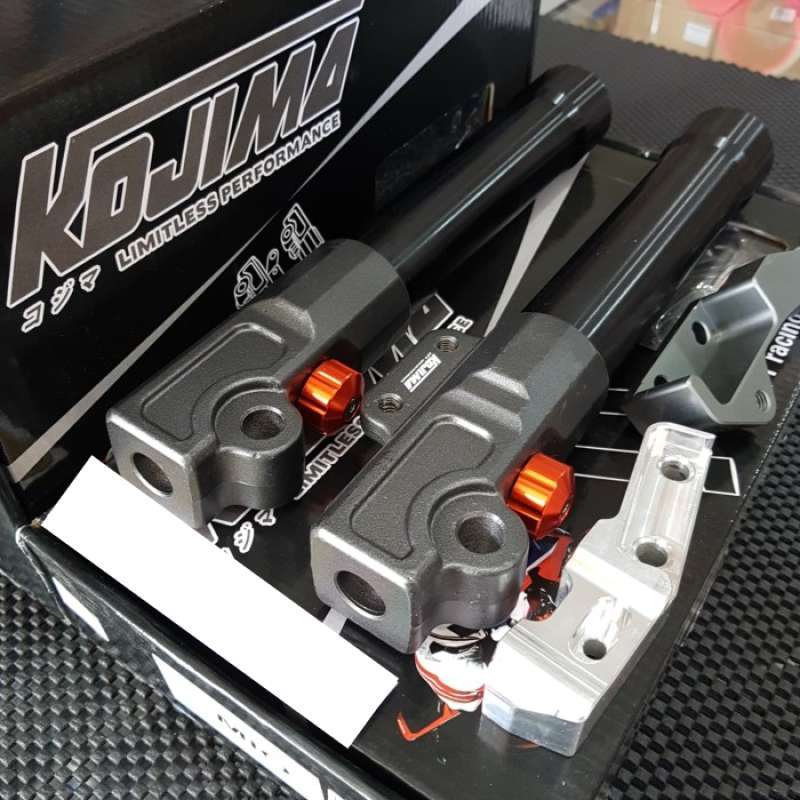 Promo Shock depan RT Beat Kojima bracket 2p dan monoblok Black Diskon ...