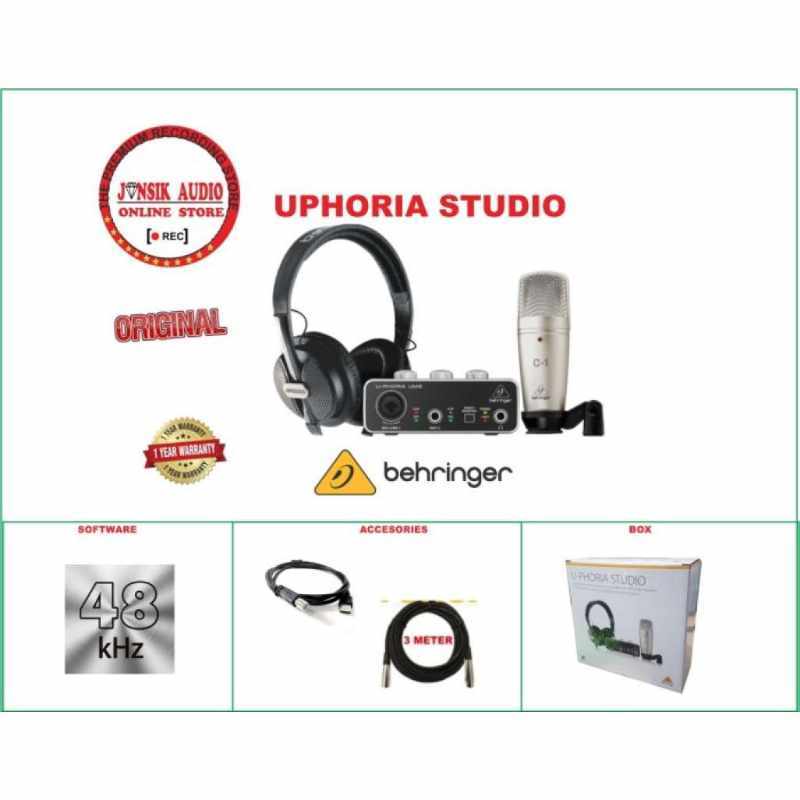 Jual SPECIAL behringer uphoria studio u-phoria studio paket recording ...
