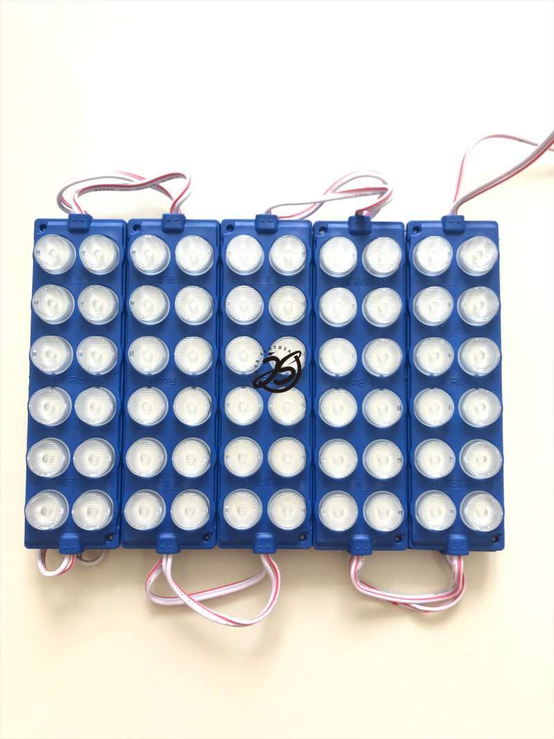 Jual LED 12 MATA BESAR 12V & 24V 6W (1buah)LED BAK TRUK LED MODUL 2x6 ...