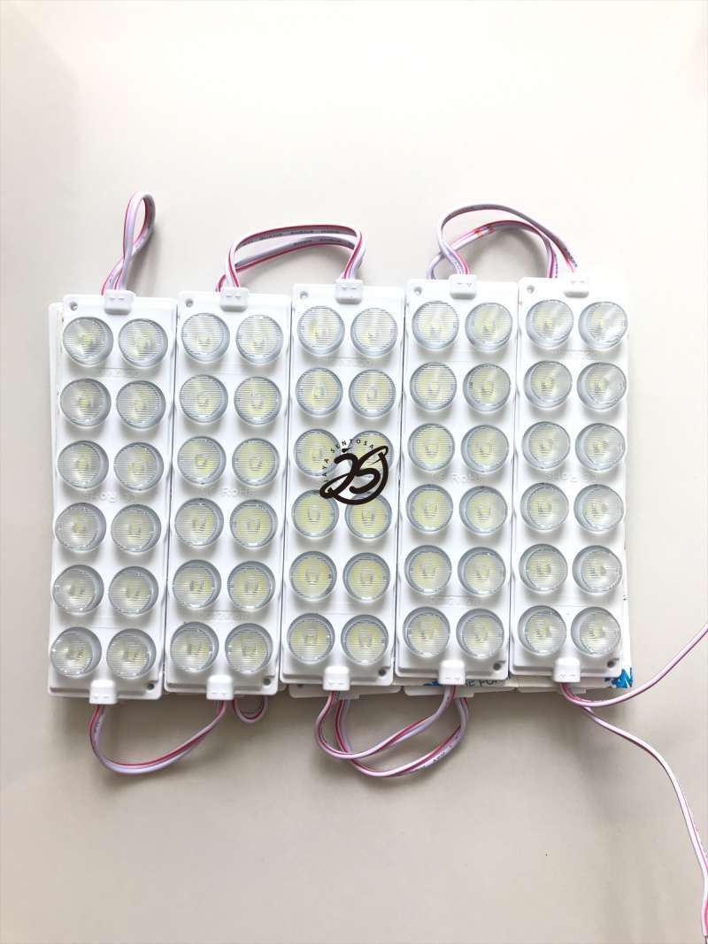 Jual LED 12 MATA BESAR 12V & 24V 6W (1buah)LED BAK TRUK LED MODUL 2x6 ...