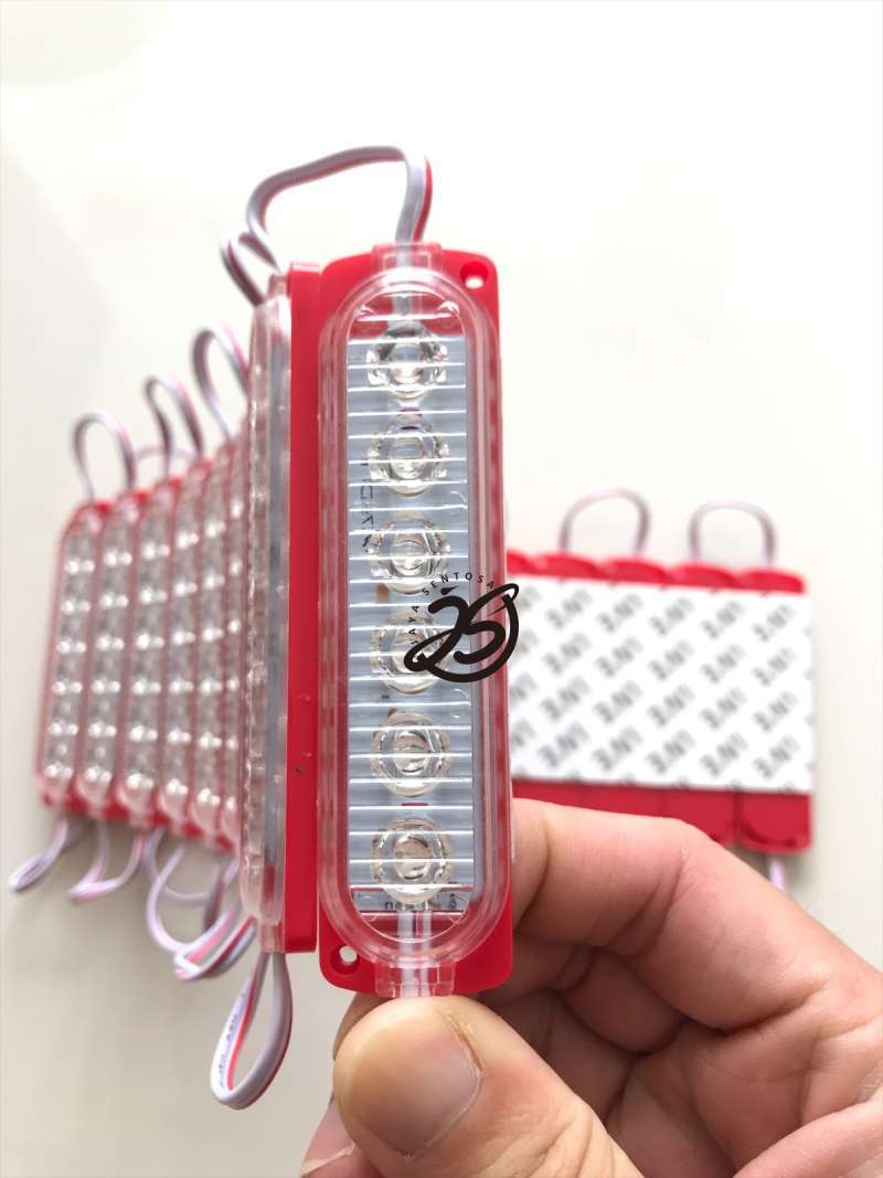 Jual LED ULTRASONIC 6 MATA 12V & 24V (1Buah) LED KOTAK TRUK LED MODUL 6 ...