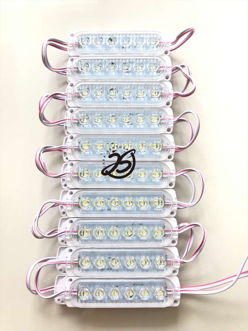 Jual LED ULTRASONIC 6 MATA 12V & 24V (1Buah) LED KOTAK TRUK LED MODUL 6 ...