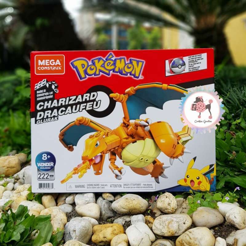 Jual Mega Construx Pokemon Charizard Construction Set 222pc di Seller ...