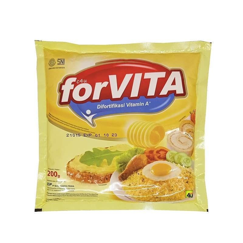 Jual Forvita Margarin [200 G/ Kemasan Sachet] Di Seller Hasan Mart ...