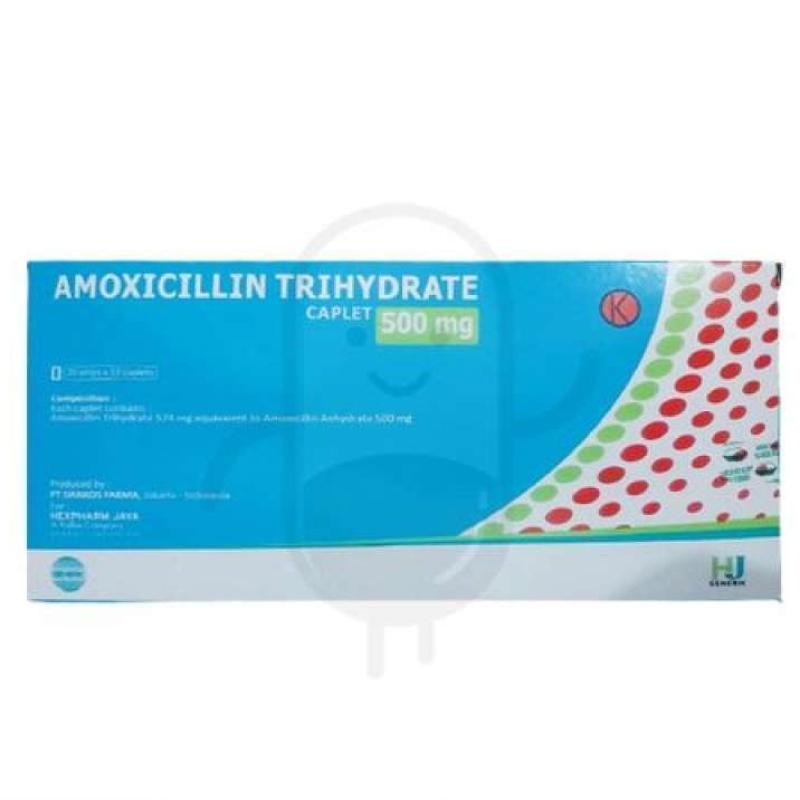 Jual Amoxicillin Trihydrate Hexpharm 500 Mg Di Seller Apotek Pelita ...