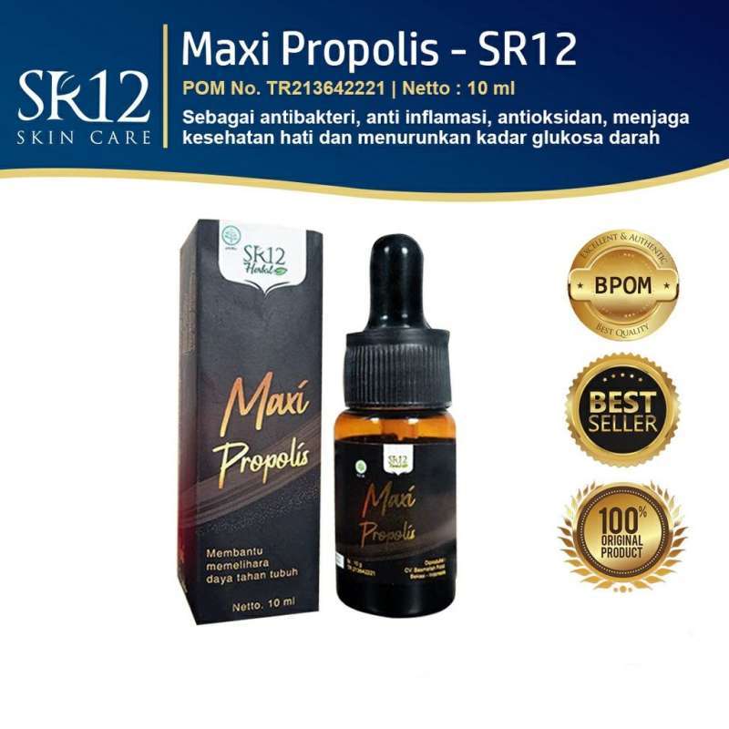Jual SR12 MAXI PROPOLIS / MENJAGA DAYA TAHAN TUBUH / MENURUNKAN GLUKOSA DARAH / SEBAGAI ANTI ...