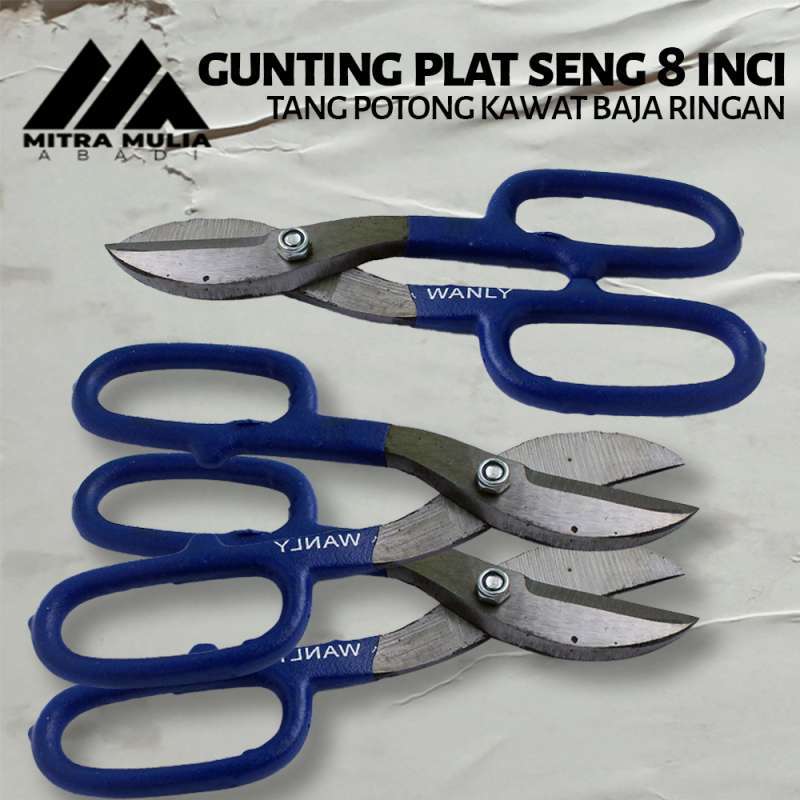 Jual Gunting Plat Seng 8 Inci Tang Potong Kawat Baja Ringan di Seller ...
