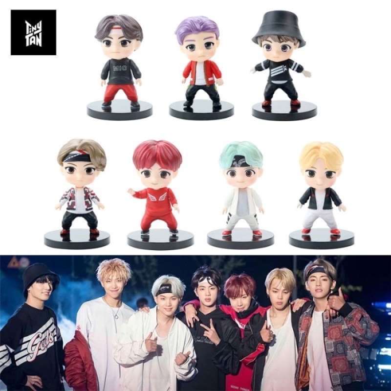 Jual ACTION FIGURE BTS BT21 TINYTAN ARMY BANGTAN BOYS KPOP IDOL TOPPER CAKE di Seller callomine ...