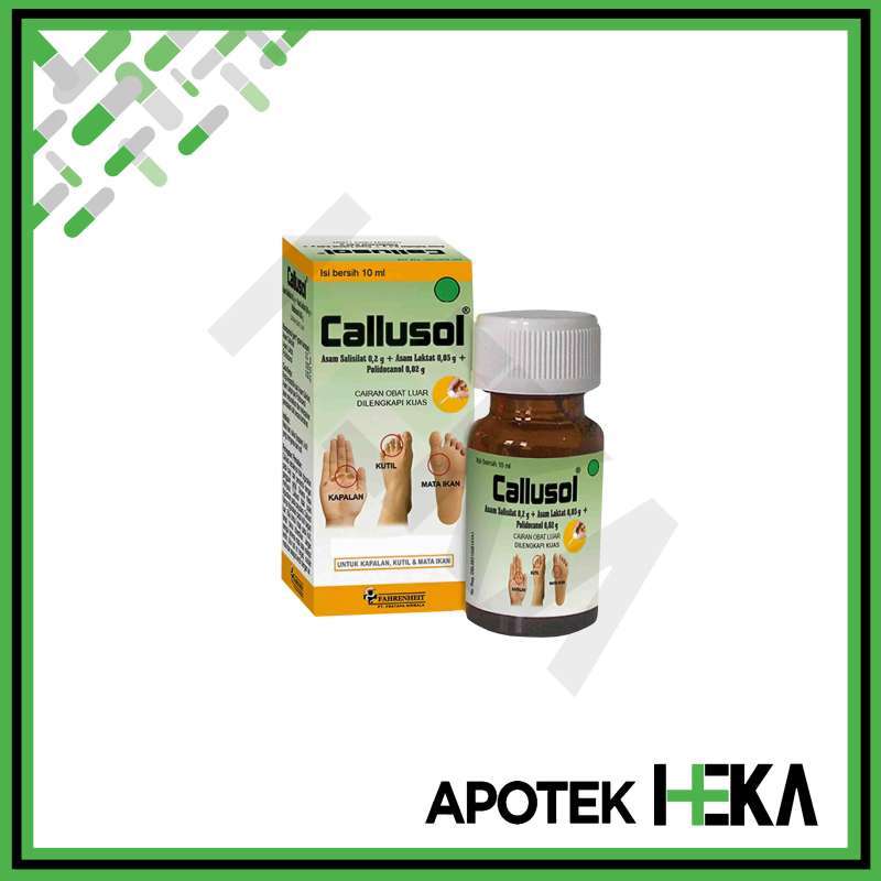 Jual Callusol Larutan 10 Ml - Obat Mata Ikan Kutil Kapalan Di Seller ...