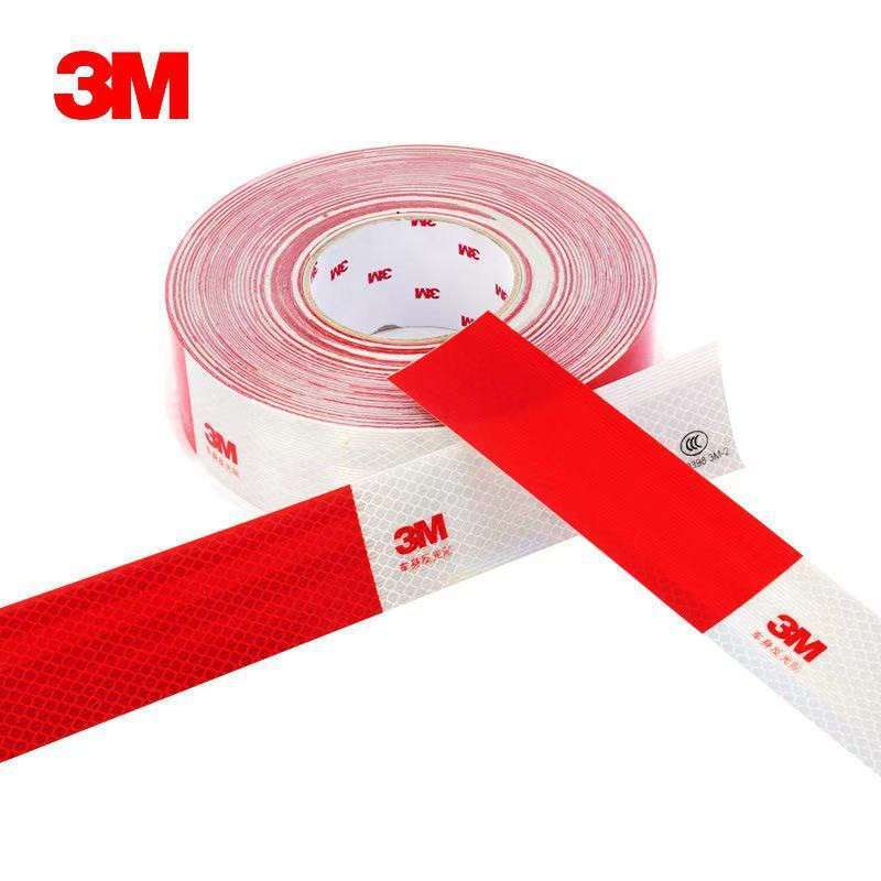 Jual 3M STICKER SAFETY STICKER CAHAYA STICKER MOBIL MOTOR MERAH PUTIH ...