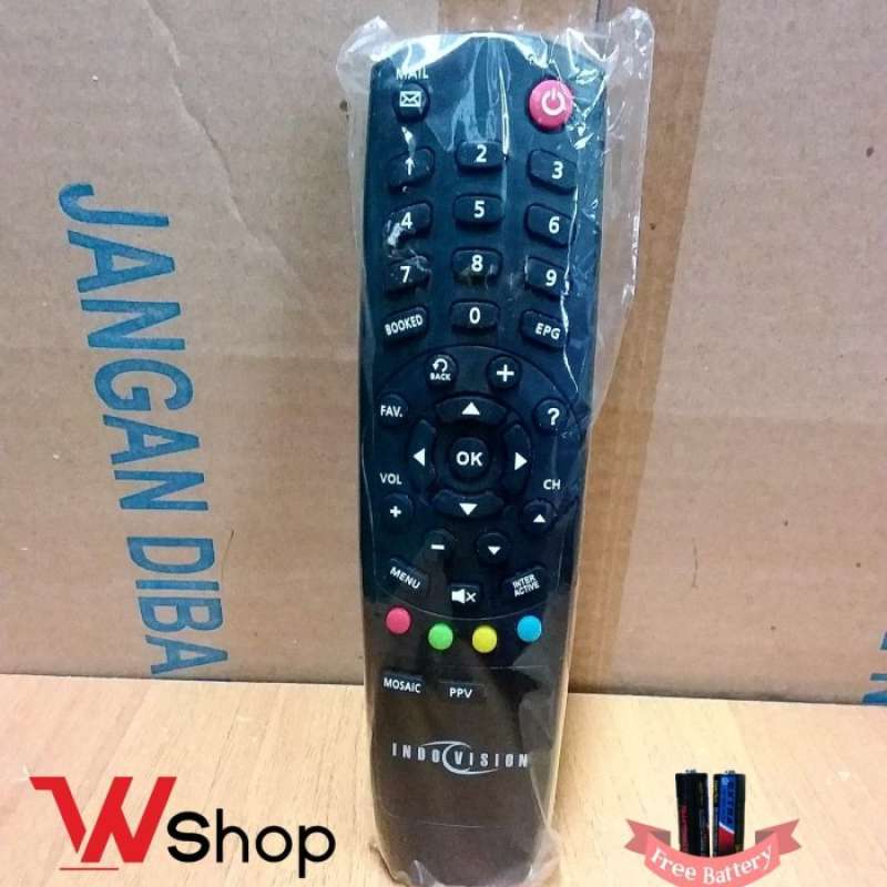 Jual ORIGINAL REMOTE/REMOT RESIVER PARABOLA INDOVISION ORIGINAL di ...