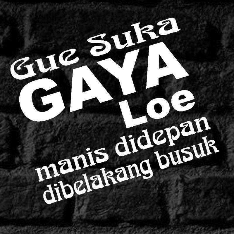 Sticker Line Lucu Kata