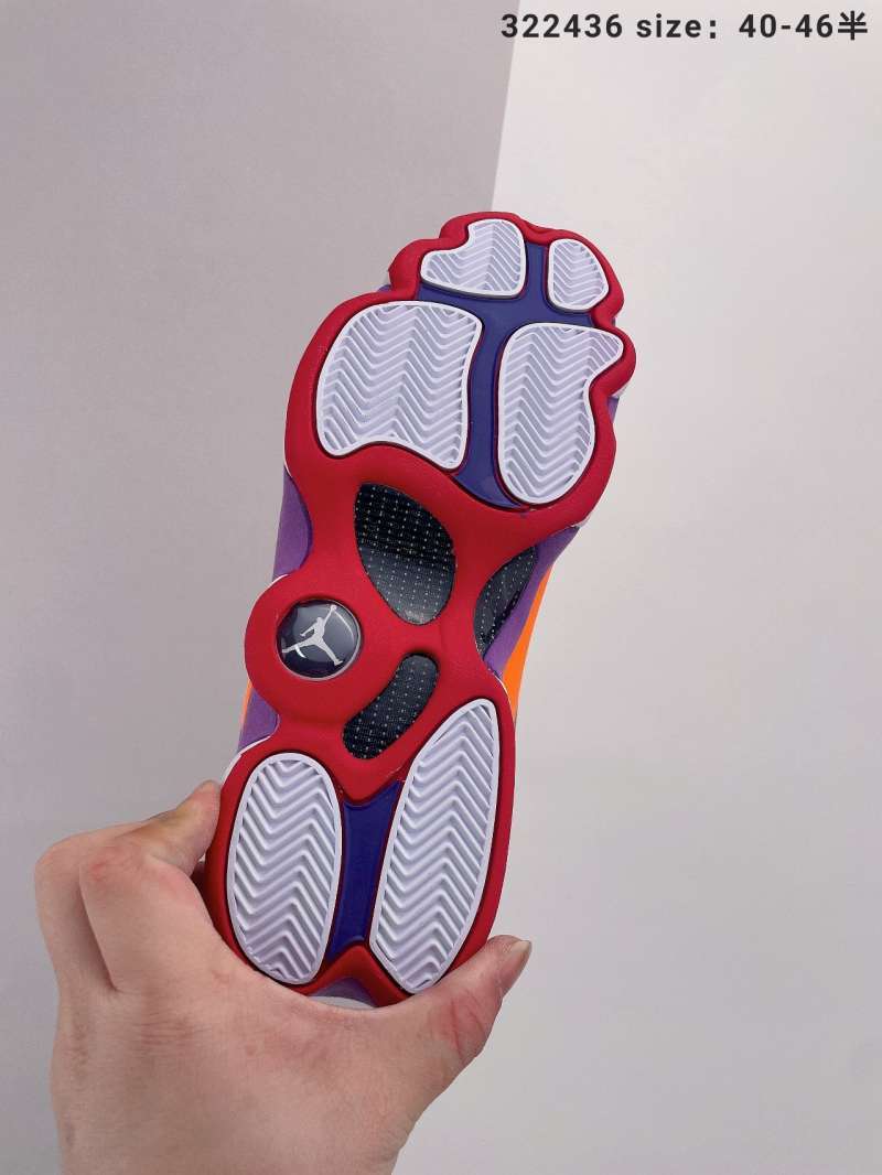 Jual NIKE AIR Jordan 13 GS playground mandarin duck orange full pair of ...