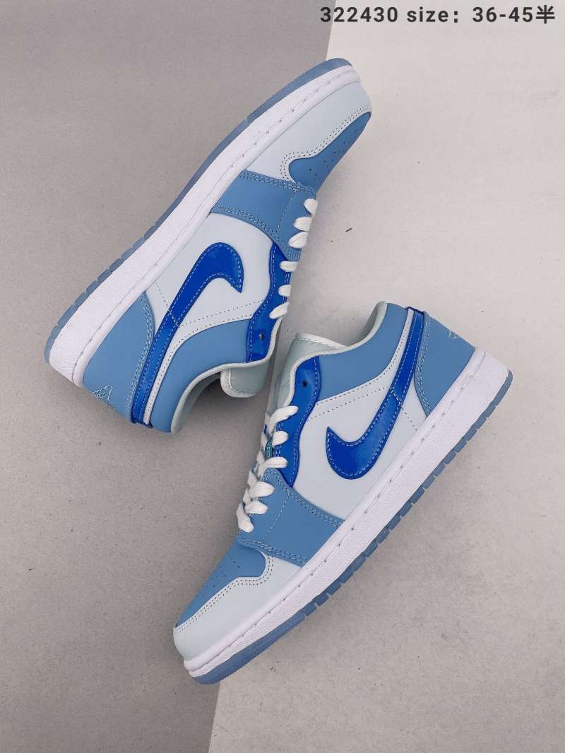 Jual Nike Air Jordan 1 Low Quot Mighty Swooshers Quot Low Top Haze Blue ...