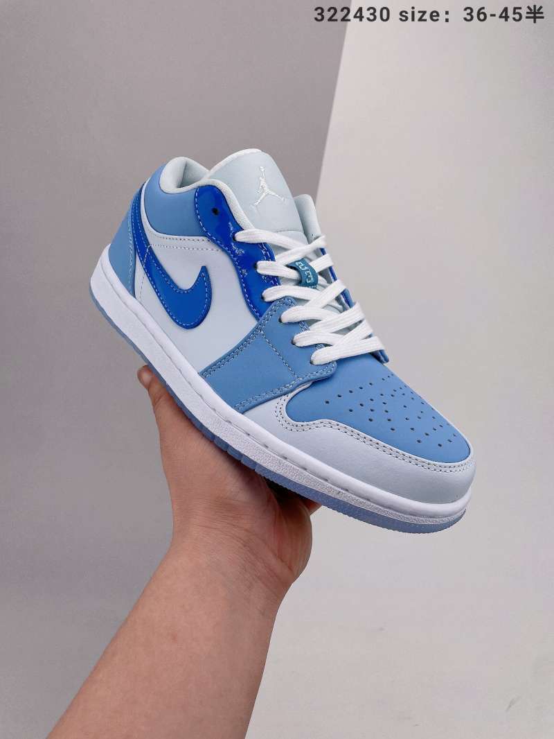 Jual Nike Air Jordan 1 Low Quot Mighty Swooshers Quot Low Top Haze Blue ...
