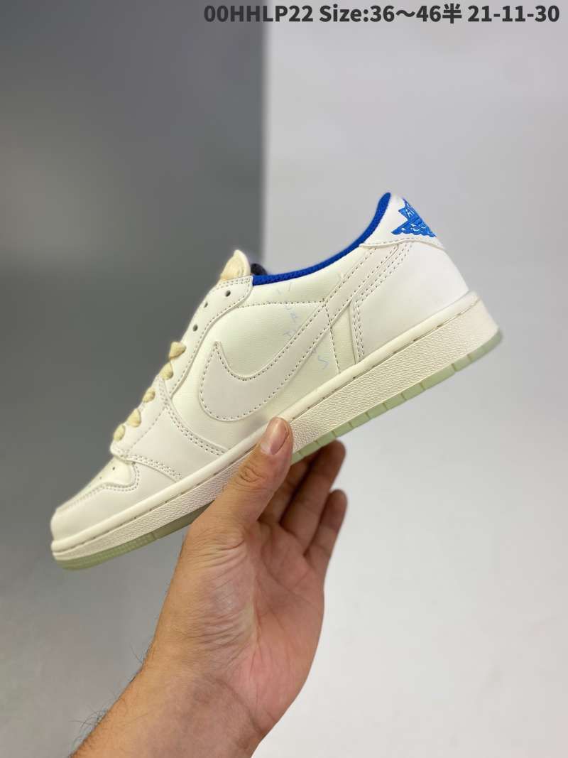 Jual Luminous Bottom Travis Scott X Fragment X Nike Air Jordan 1 Low ...